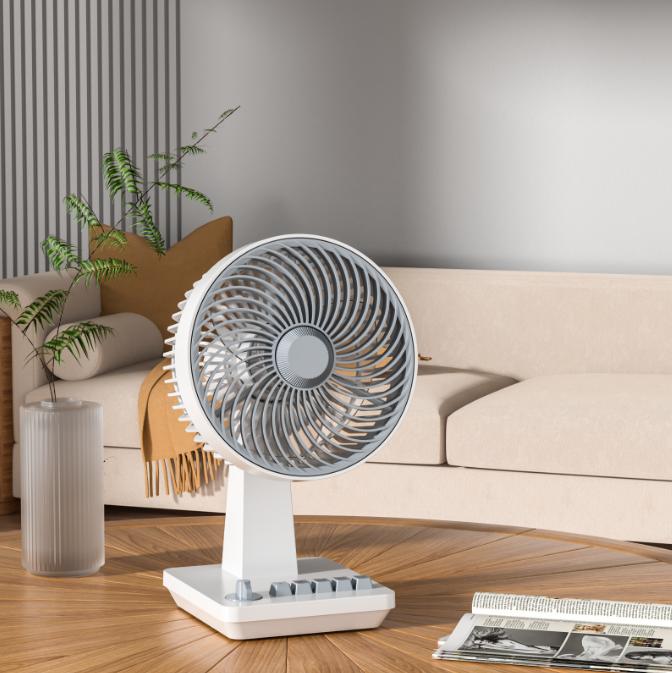 Retro Breeze, Modern Comfort｜Vintage Oscillating Desktop Fan – XIAOKALIFE